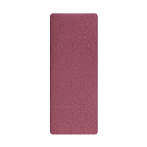 EKDSPW Kaleidoscope Pattern PU Natural Rubber Yoga Mat Sports Fitness Thickened Widened Large (Color : A, Size