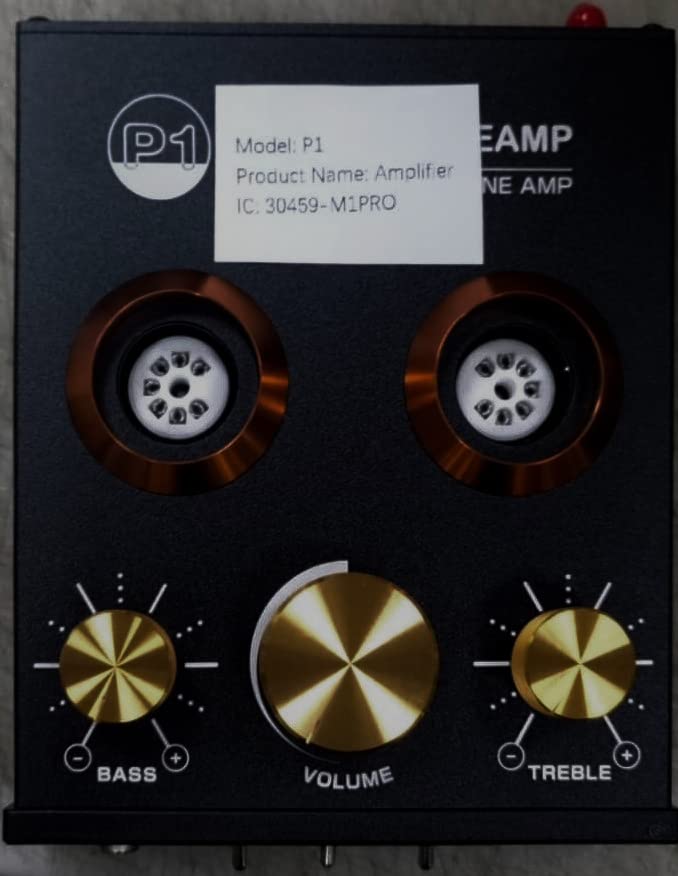 Douk Audio P1 Vacuum Tube Bluetooth Preamplifier, GE5654 Audio Preamp, Hi-Fi Headphone Amp, Stereo Wireless Receiver with USB DAC & APTX-HD for Home Theater Amplifier/Active Speaker