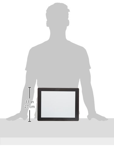 Displays2go Set of 20, Counter Mats with Rubber Non-Skid Bottom and Clear Lens, Tabletop Sign Holders Display 8.5 x 11 Graphics (CMTBK1185)