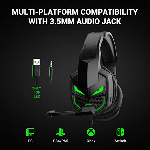 EKSA Bluetooth Headset for PC, Wireless Computer Headphone with Environmental Noise Cancelling Microphone & 2.4G USB Dongle, 57H Playtime, Business Headset for Laptop, Zoom