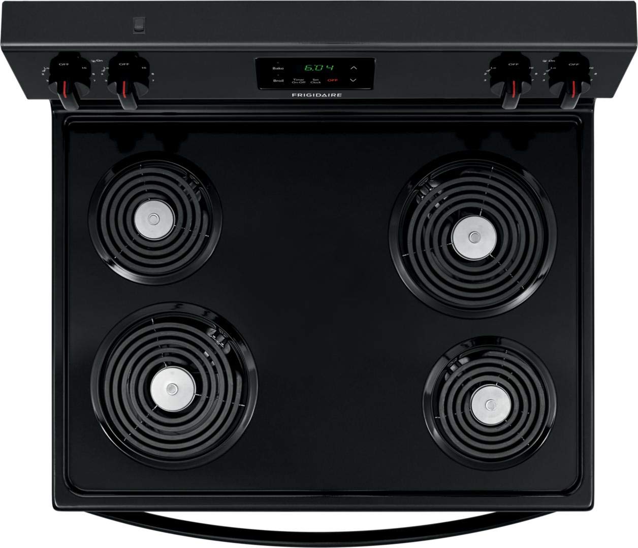 Frigidaire FCRC3012AB 30" Electric Range with 4 Coil Elements, 5.3 cu. ft. Oven Capacity, Store-More Storage Drawer, Electronic Kitchen Timer, in Black