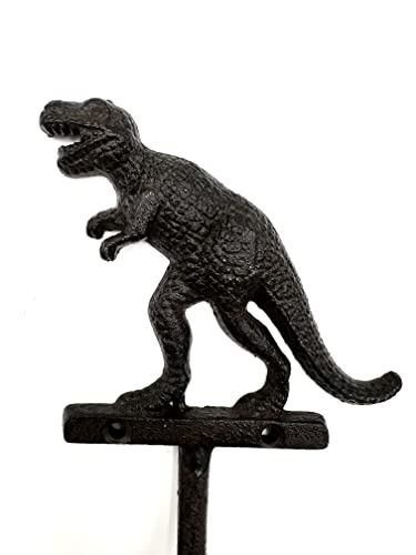 T Rex Dinosaur Kids Coat Hanger - Dinosaur Bathroom Decor Towel Hook- Boy Nursery Decor Dinosaur Decorations - Jurassic Jungle Nursery Backpack Hook - Dinosaur Decor Boys Room Decorative Wall Hook