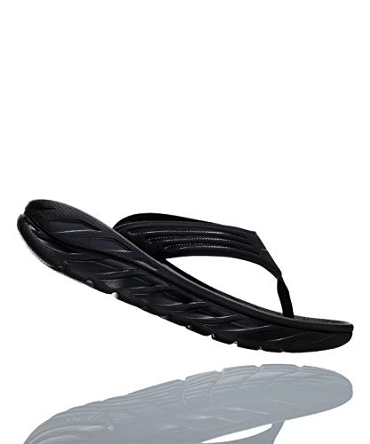 Hoka ONE ONE Women's Ora Recovery Flip 2 Sandals, Black, Size 9.0