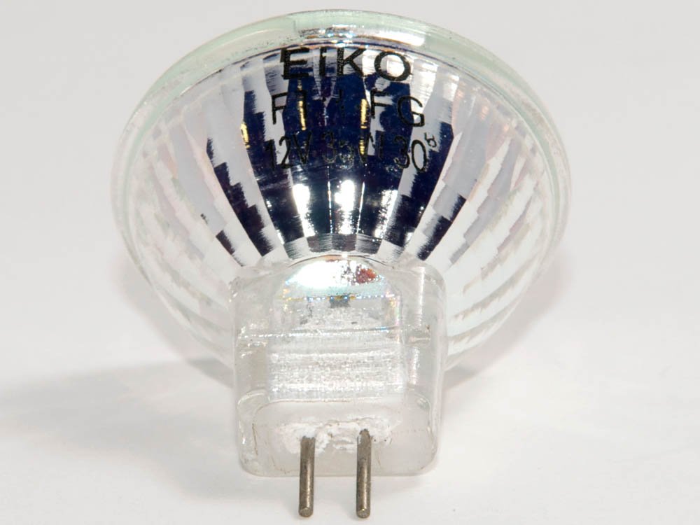 Eiko FTD 30 Degree Flood MR11 GU4 Base Halogen Bulb, 12V/20W