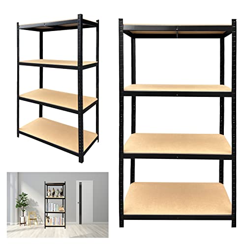 YouseaHome 4-TierĀ AdjustableĀ StorageĀ ShelvingĀ UnitĀ HeavyĀ DutyĀ OrganizingĀ ShelfĀ MetalĀ UtilityĀ RackĀ ShelvesĀ Ā AdjustableĀ AllĀ MetalĀ ShelvesĀ forĀ GarageĀ StorageĀ Rack,162HĀ xĀ 80WĀ xĀ 40D,Black