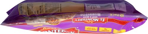 El Monterey Beef and Bean Burritos Made with Real Beef, 8 Ct Box