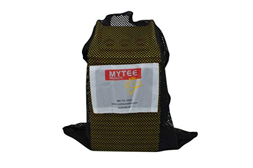 Mytee Products 20 Pack Yellow 4" Flatbed Edge Protectors with Carrying Case - 4" Winch Ratchet Straps Plastic Corner Protectors for Flatbed Cargo Load