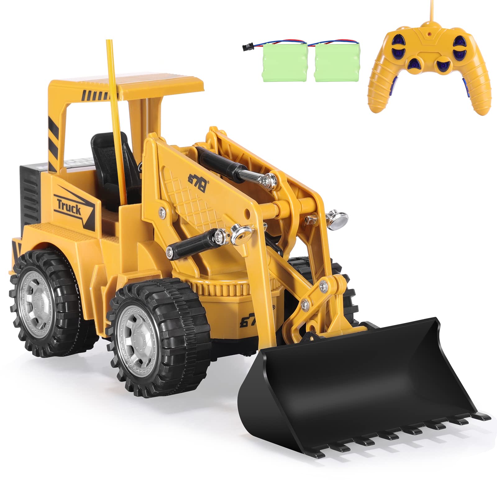 ele ELEOPTION Remote Control Toys for Boys Girls Led Light with 2 Rechargeable Batteries Toy Gifts