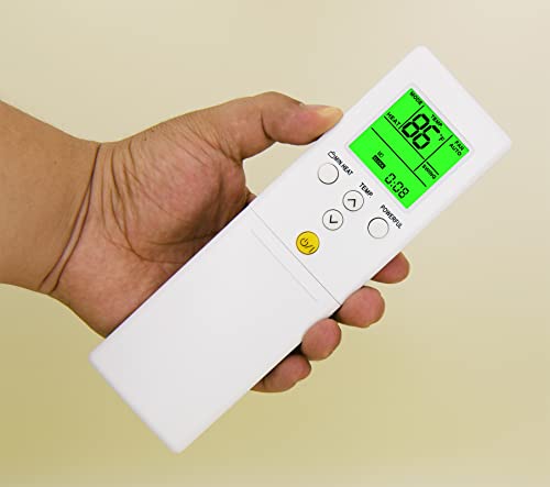 Replacement for Fujitsu Air Conditioner Remote Control AR-REM1U ARREM1U ASU9RLS3Y ASU12RLS3Y ASU15RLS3Y ASU30RLE, ASUG09LZAS ASUG12LZAS ASUG15LZAS Display in Both Fahrenheit and Celsius