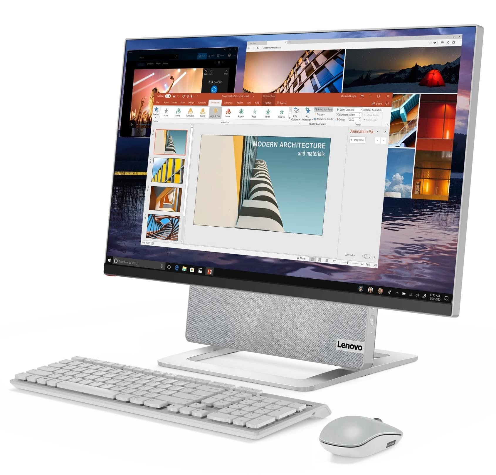 Lenovo YOGA 7 AiO 27 Touch 4TB SSD 32GB RAM EXTREME (AMD Ryzen 7 Processor with 8 Cores and Max Boost 4.40GHz, 32 GB RAM, 4 TB SSD, 27" UHD Touchscreen, Win 11) Desktop All in One PC Computer 7i