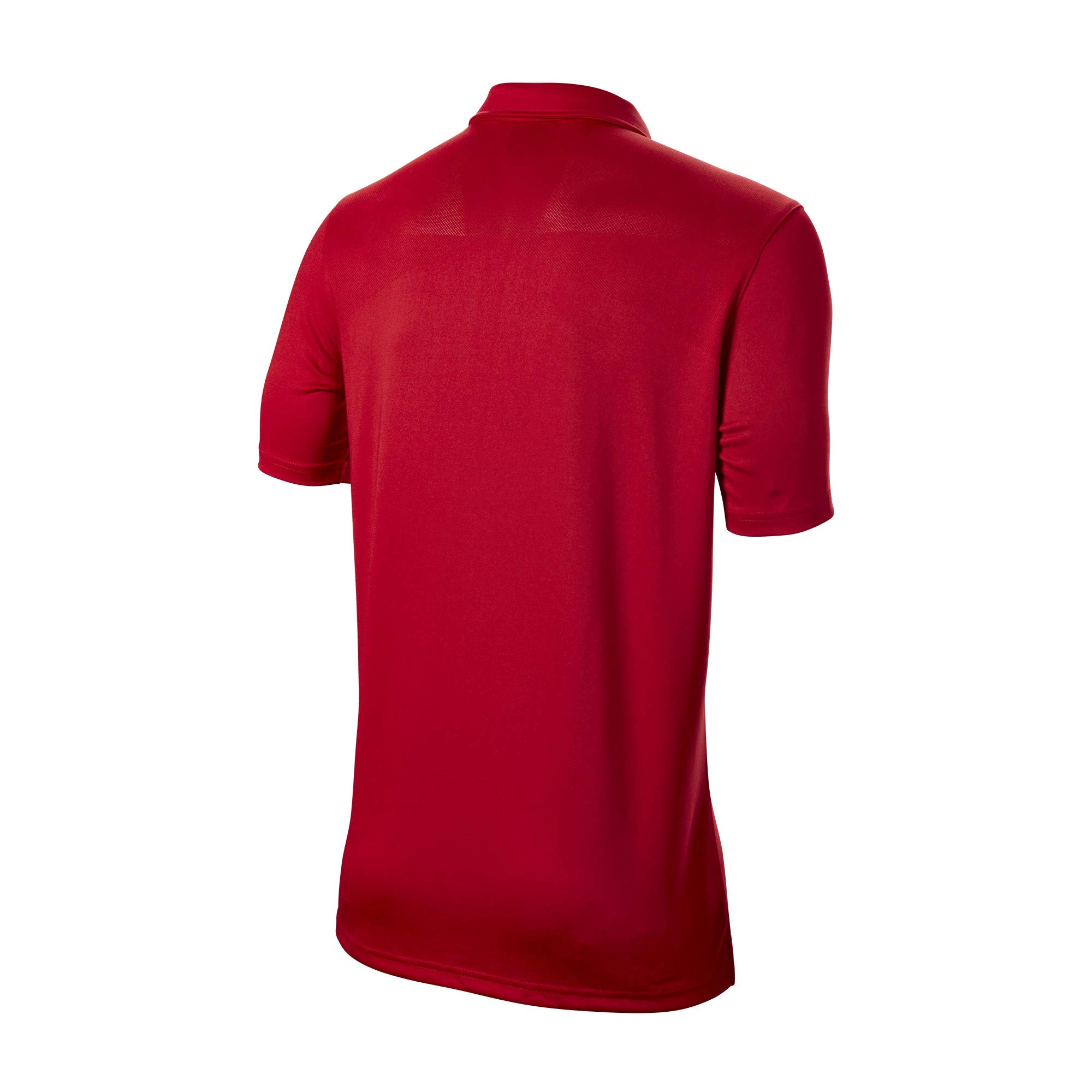 WILSON Staff Men's Jacquard Golf Polo, Red, Large