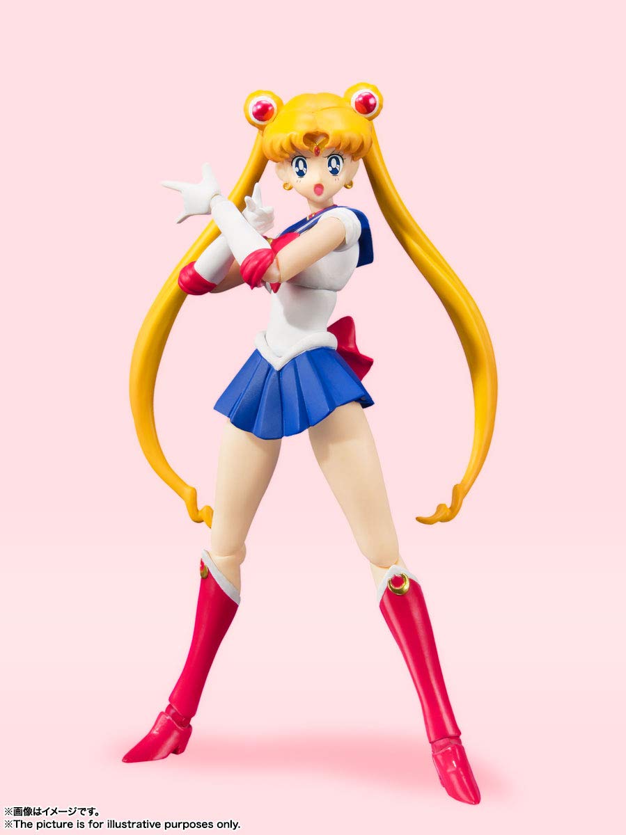 TAMASHII NATIONS - Pretty Guardian Sailor Moon - Sailor Moon -Animation Color Edition-, Bandai Spirits S.H.Figuarts Action Figure