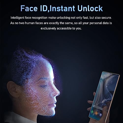Yunseity Unlocked Smartphone,S23 Ultra 8GB RAM 256GB ROM Face Unlock Ultra Thin Smartphone 2.4G 5G WiFi, 6.6 Inch FHD Screen Cellphone for Android 13, 8+24MP Cameras, MT6735 10 Core CPU