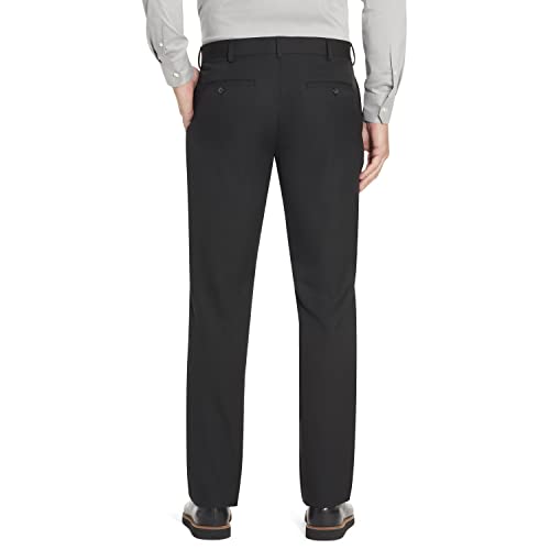 Van Heusen Men's Traveler Slim Fit Pant, Black, 29W X 32L