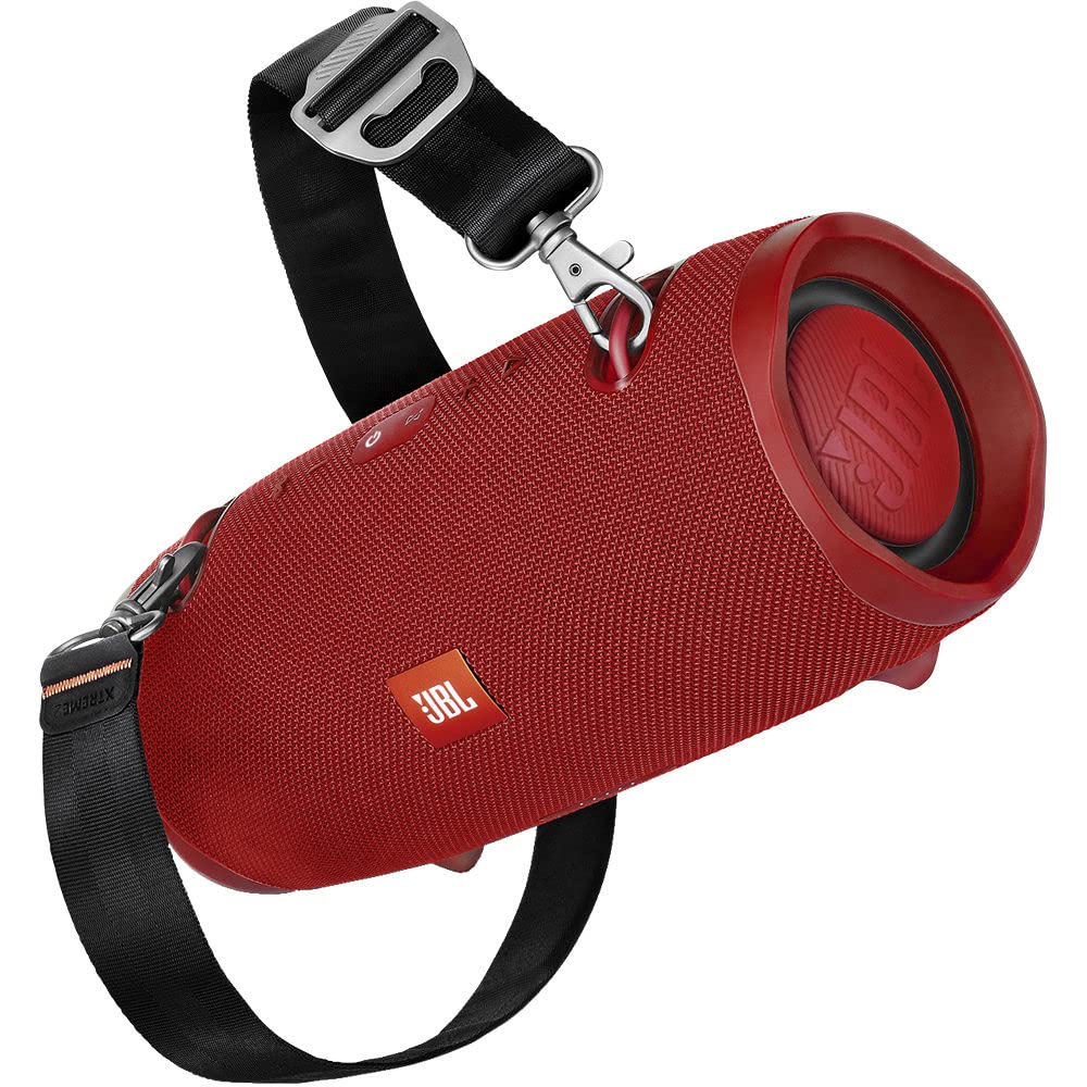 JBL Xtreme 2 Wireless Portable Bluetooth Waterproof Stereo Speaker Red + AUX Audio Cable