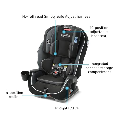 Graco Milestone 3 in 1 Car Seat, Infant to Toddler Car Seat - Kline