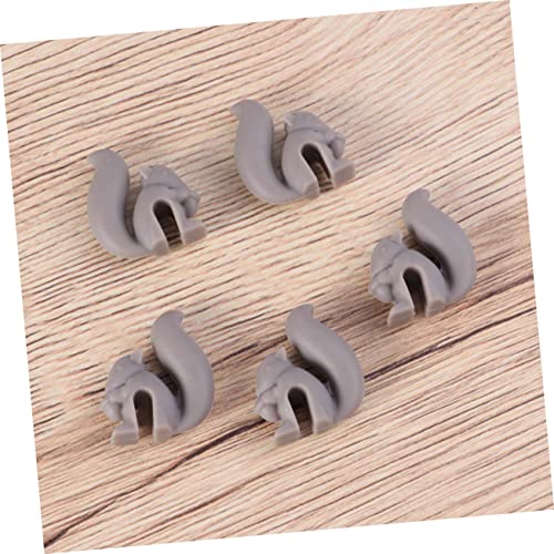 Tea Bag Holder for Mug 5pcs Korean Tea Set Tea Bag Holder Squirrel Tea Bag Tea Holder Animal Silicone Tea Holder Tea Bag Holders