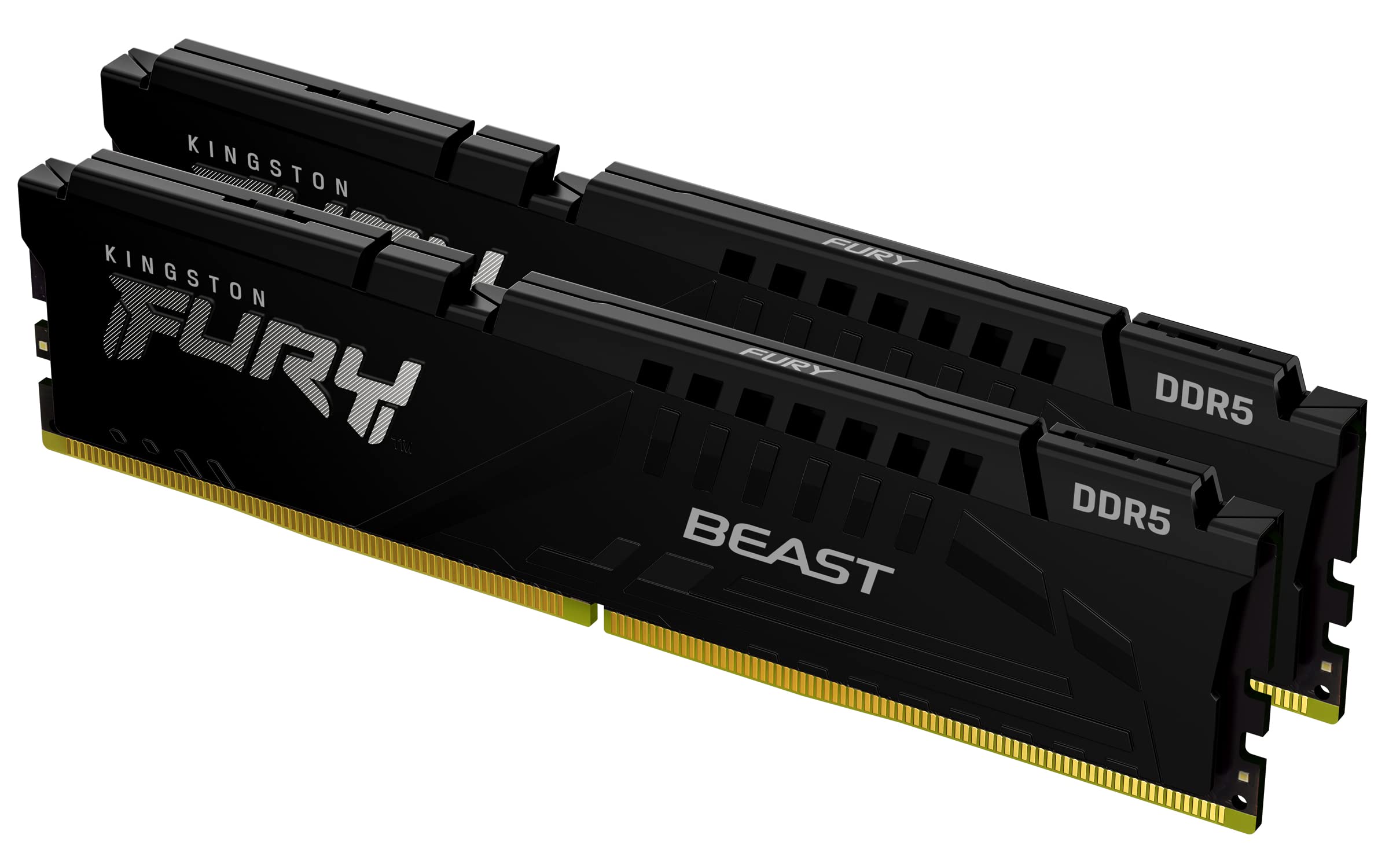 Kingston Fury Renegade 1TB PCIe Gen 4 NVMe M.2 Internal Gaming SSD Fury Beast 32GB (2x16GB) 5200MT/s DDR5 CL40 Desktop Memory Bundle
