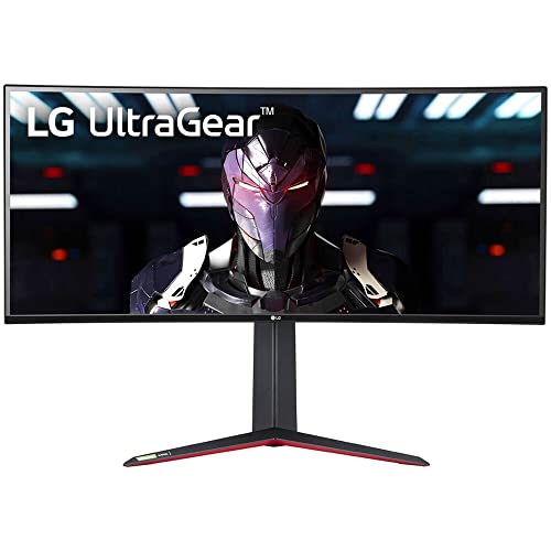 LG 34GN85B-B 3440 x 1440 34" Curved IPS G-Sync Monitor, Black