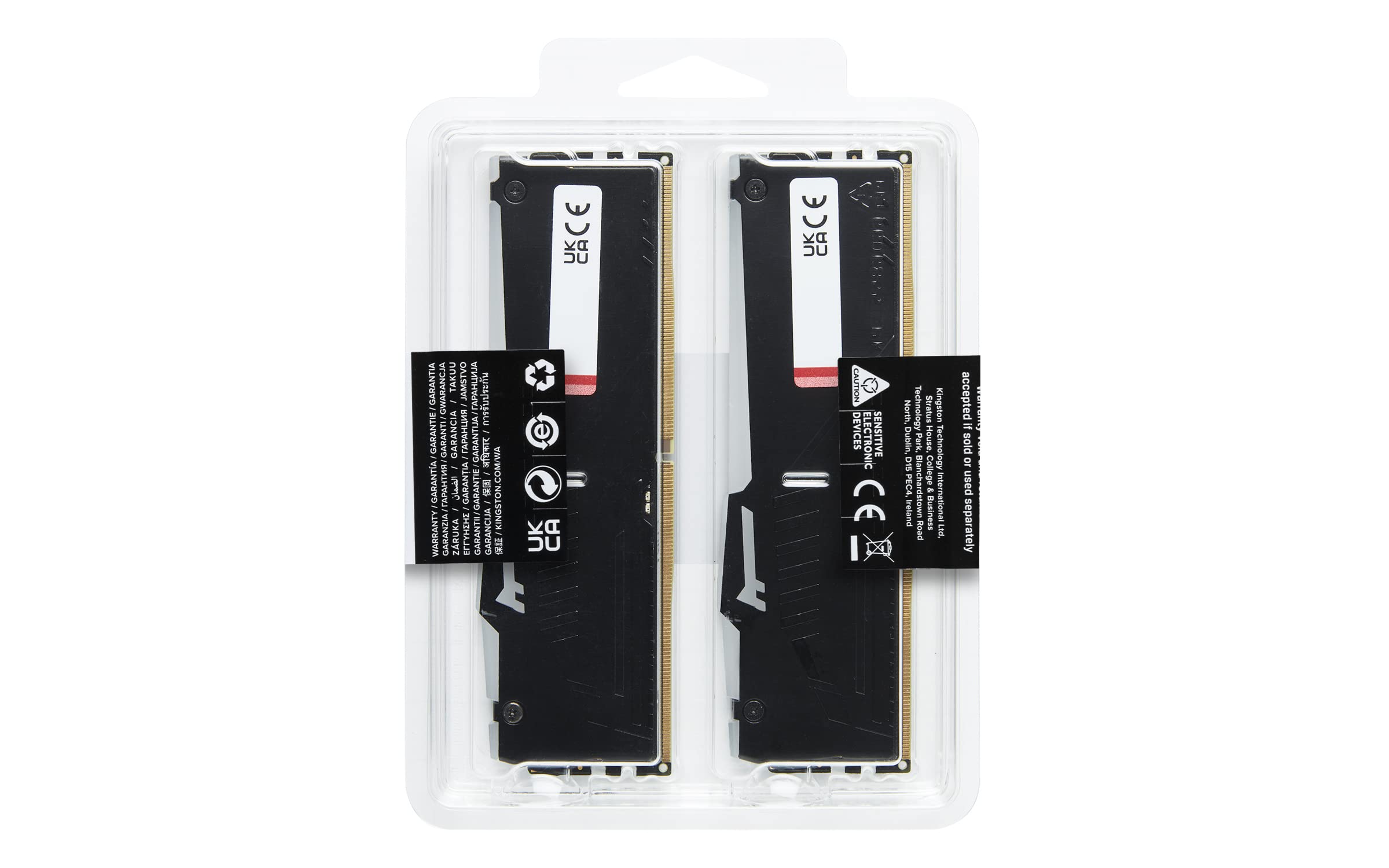 Kingston Technology Kingston Fury Beast RGB 16GB 5200MT/s DDR5 CL36 Desktop Memory Single Module | Infrared Sync Technology | AMD Expo | Plug N Play | KF552C36BBEA-16