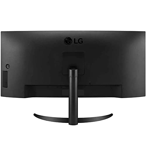 LG 34WQ60C-B 34 inch 21:9 Curved UltraWide QHD 3440 x 1440 IPS Monitor Bundle with 3 YR CPS Enhanced Protection Pack