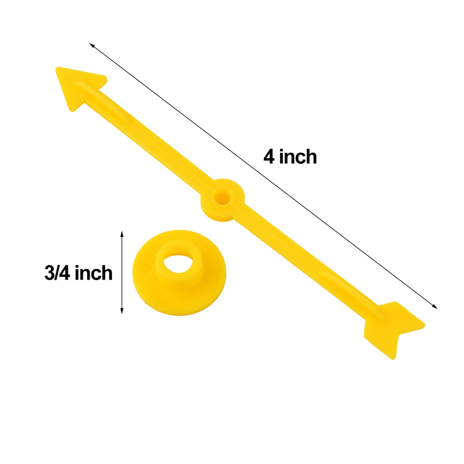 Tatuo 40 Pieces 4 Inch Game Spinner Plastic Arrow Spinners Board Magnetic Arrow Toys for Party School Home Usingboard Spinner 4 Colors
