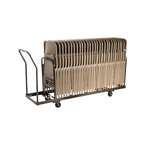 National Public Seating Folding Chair Dolly - Vertical Storage, 35 Capacity
