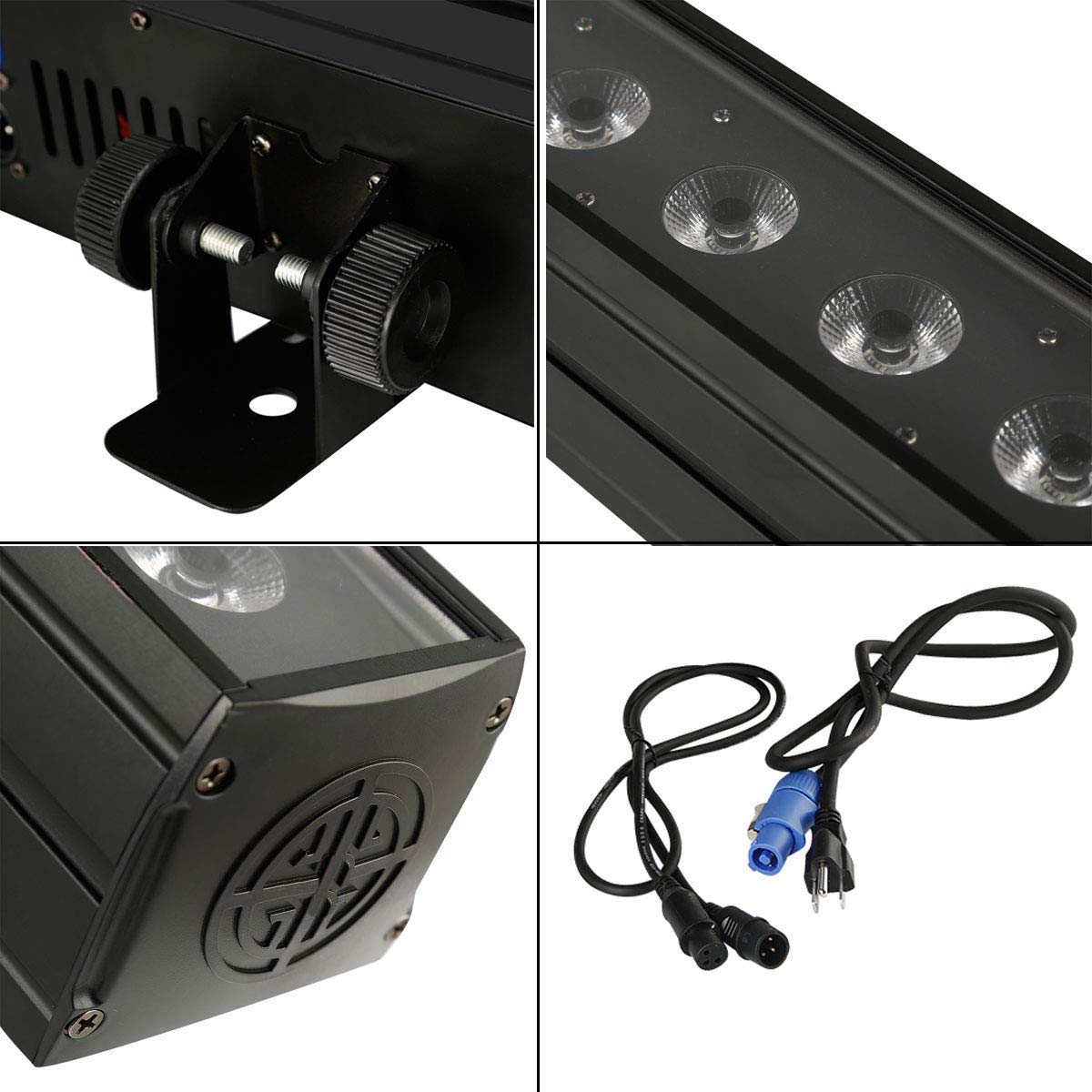 TC-Home 18 LED RGBWA UV 270W Wall Wash Bar Light 7/9 CH DMX 512 DJ Party Disco Stage Lighting (6 in 1)