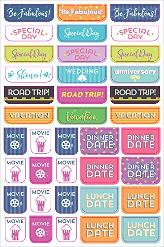 Peter Pauper Press Essentials Weekly Planner Stickers (Set Of 575 Stickers)