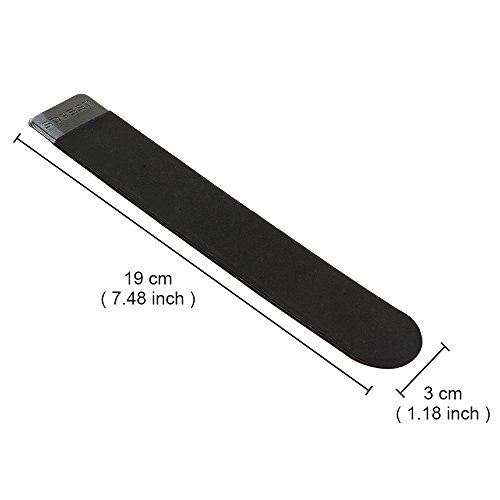 Spessn Compatible Apple Pencil Holder Sticker (1st and 2nd Gen), Elastic Lycra Stylus Pocket iPad Screen Pen Protective Pouch Adhesive Sleeve for Stylus Pens - Black