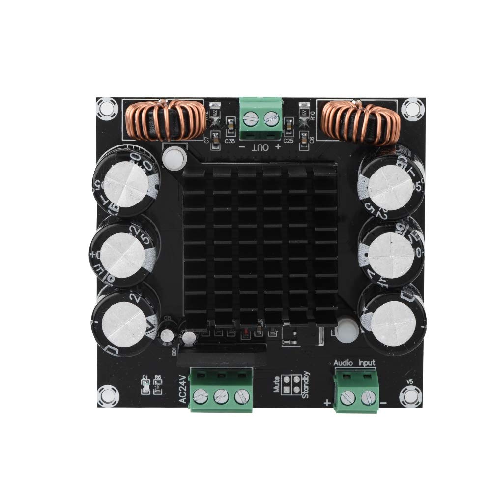 TDA8954 Digital Audio Amplifier Board, Single Channel Digital Audio Power Amplifier Board, 420W AC 12-28V Single Channel Digital Power Audio Stereo Amp Board for DIY Speakers