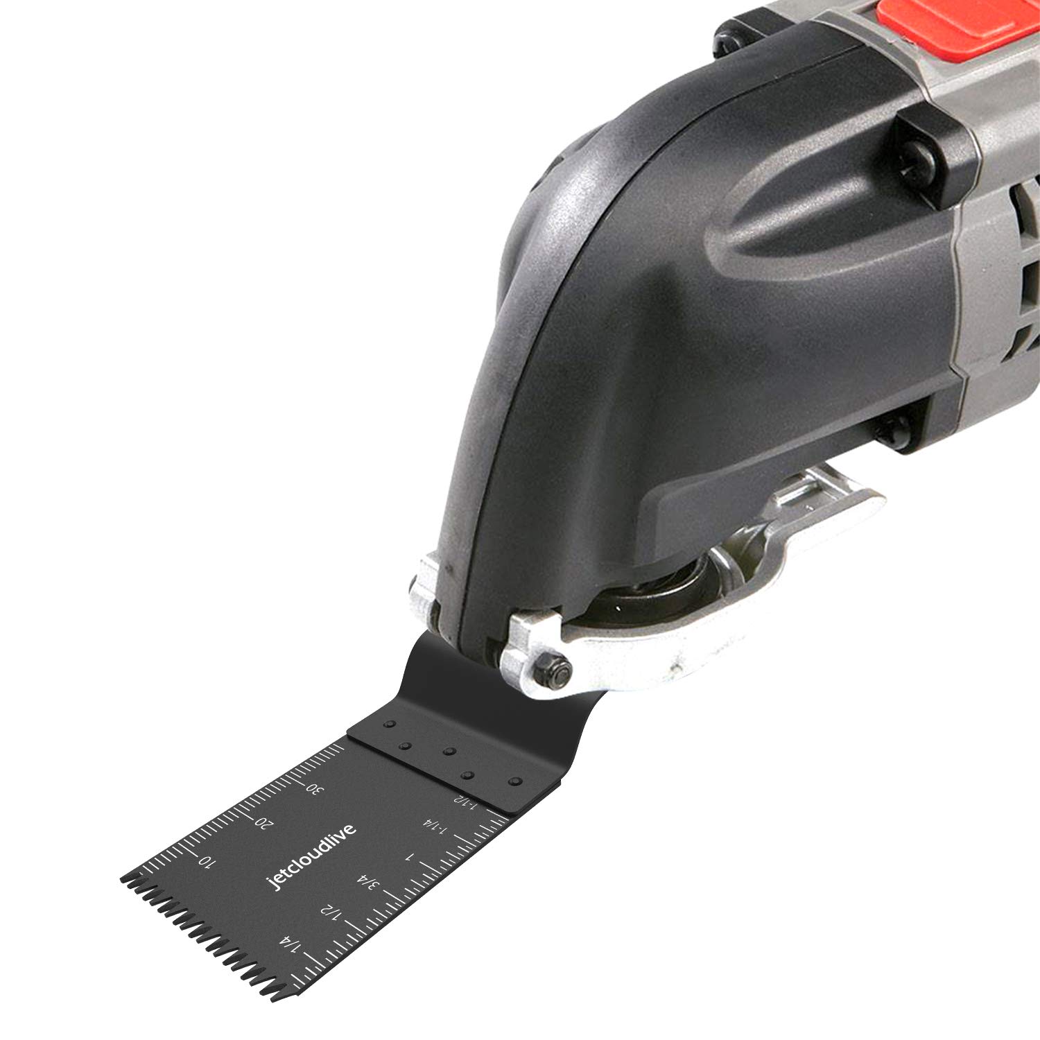 fannybuy 50Pcs Metal Wood Plastic Oscillating Multitool Quick Release Saw Blades Kit Fast Cutting Compatible with Multimaster Porter Cable Black&Decker Craftsman