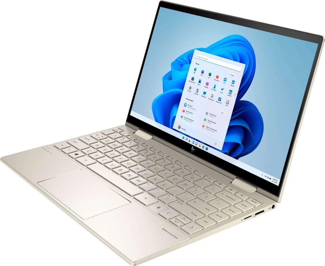 HP Envy 2-in-1 Laptop, 13.3" FHD OLED Touchscreen, Intel Evo Platform, Core i7-1165G7, Iris Xe Graphics, 8GB Memory, 1TB PCIe SSD, Backlit, Fingerprint, Thunderbolt, Win11h, with MTC Stylus Pen