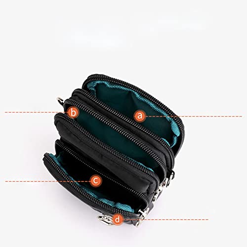Graywhsky Fashion Solid Color Non Printing Women's Shoulder Handbag Zipper Messenger Bag Mobile Phone Bag Shoulder Sling Bag
