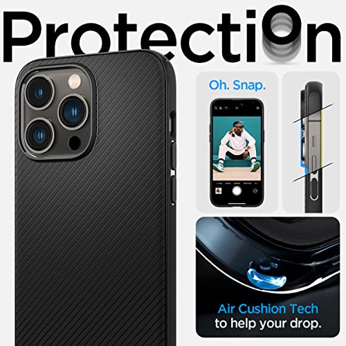 Spigen Mag Armor MagFit Bumper Case for iPhone 14 Pro Max (2022) - Matte Black, Compatible with MagSafe