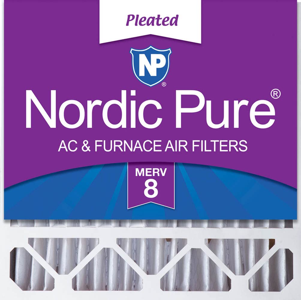 Nordic Pure 20x20x5 (19_5/8 x 19_7/8 x 4_3/8) Honeywell/Lennox Replacement MERV 8 Air Filter 1 Pack