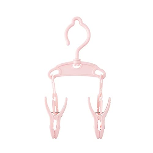 LIUZH Portable Travel Hanger Clothespin Plastic Compact Mini Foldable Underwear Rack Panty Socks Clip ( Color : Black-JoJo's Bizarre Adventure1 , Size : 18*8.5cm )