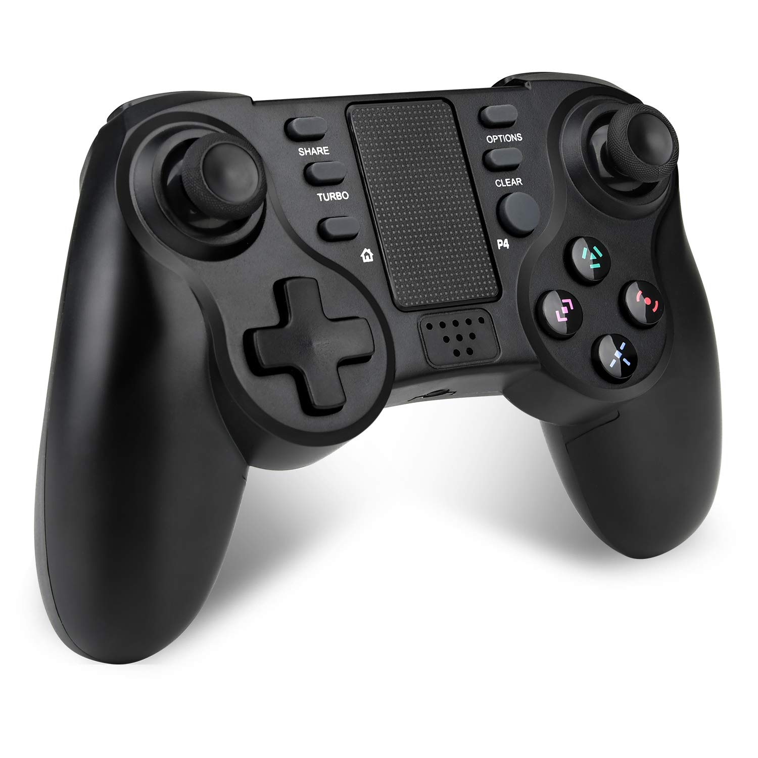TechKen Wireless Controller Compatible with PS4/Slim/Pro with Dual Vibration | 6-Axis Motion Sensor | Audio Function