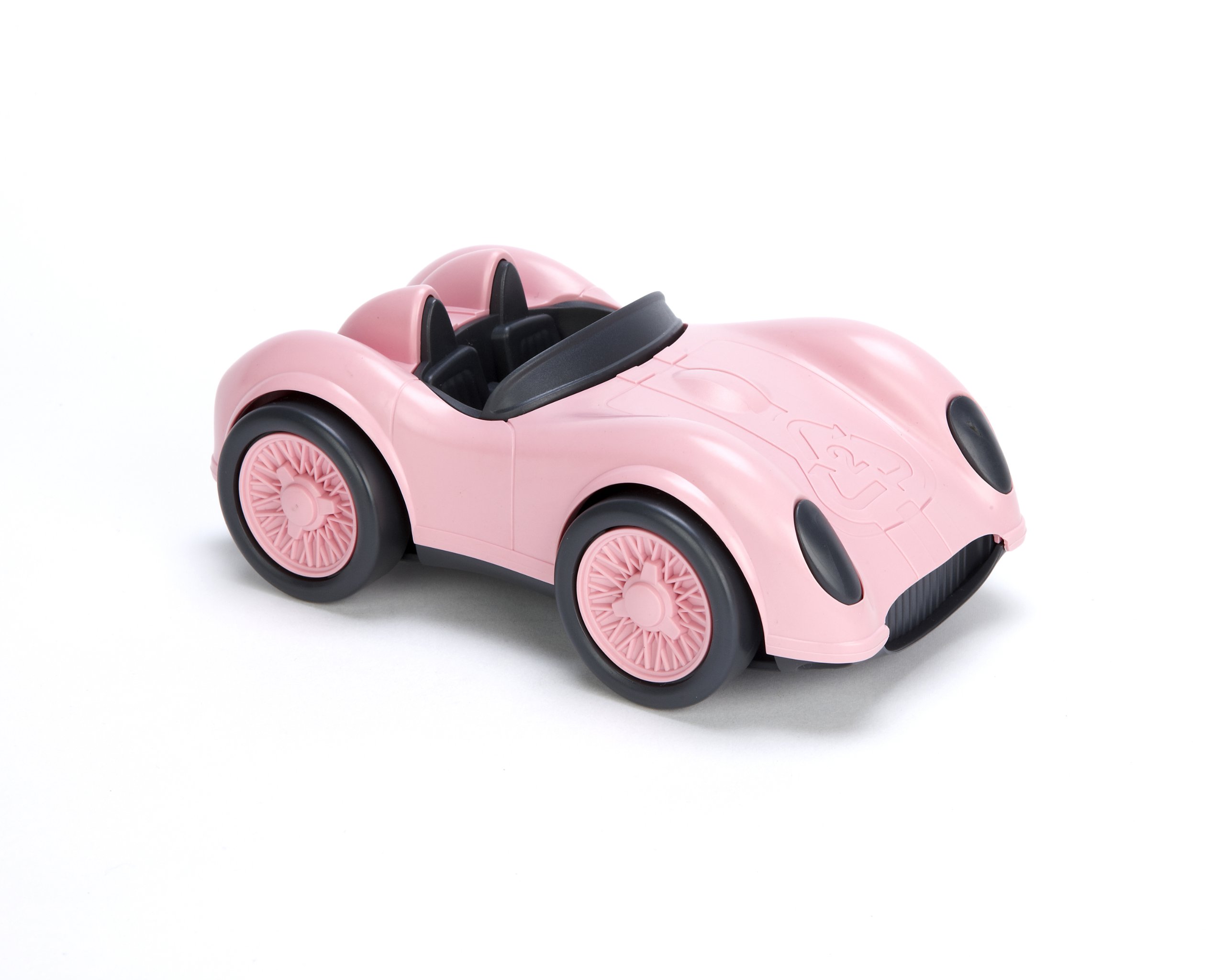 Green Toys Dump Truck Pink and Race Car Pink Bundle