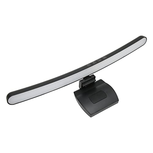 Monitor Light Bar, 5V 1A Black Touch Dimming Adjustable Computer Monitor Lamp Type C Interface for Curved Screen
