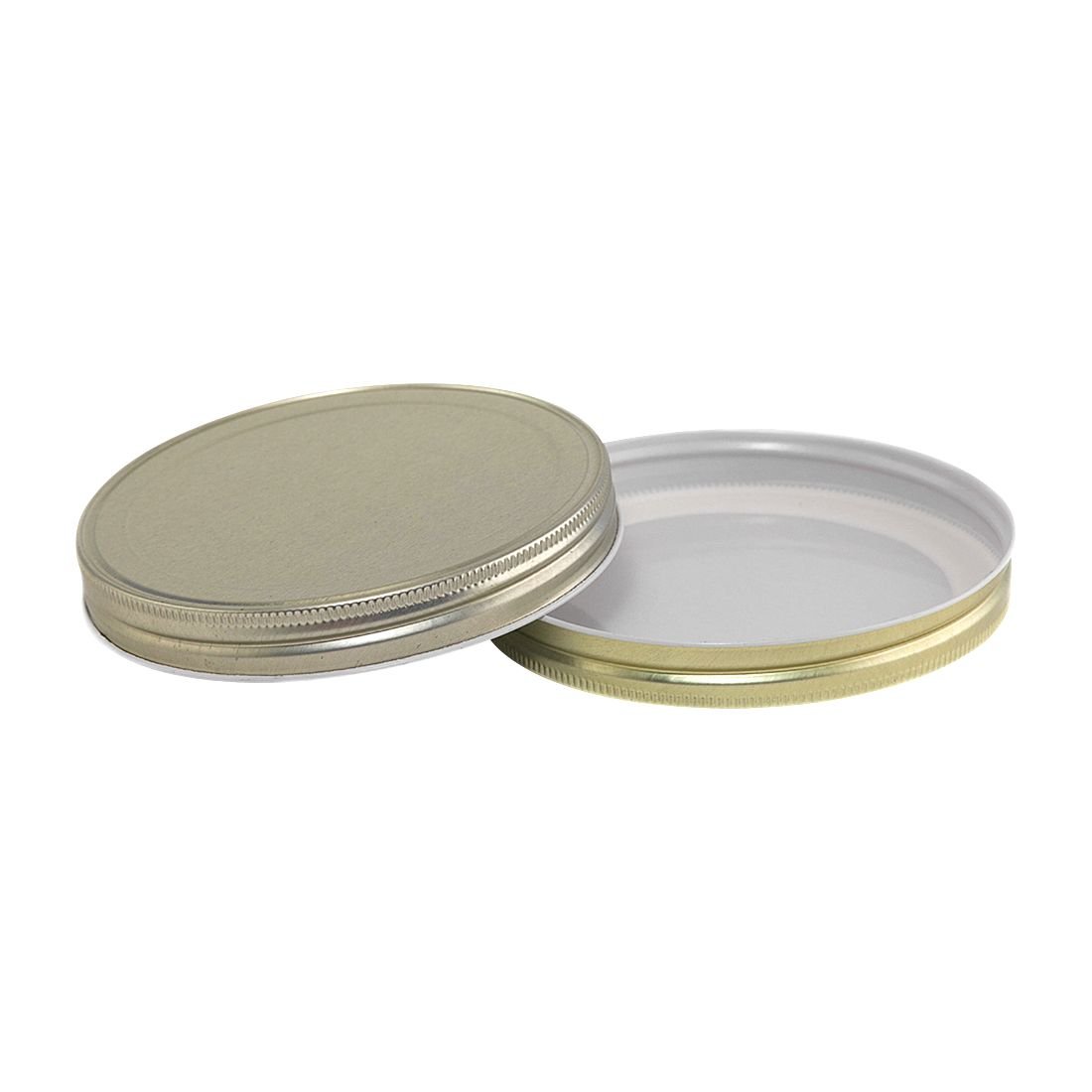 North Mountain Supply 1/2 Gallon Glass Wide-Mouth 110 CT Fermentation/Canning Jar With Gold Metal Lid