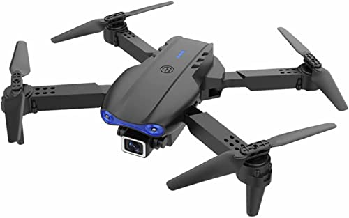 Vounel Drone with 1080P Dual HD Camera - 2023 Upgradded RC Quadcopter for Adults and Kids WiFi FPV RC Drone for Beginners Live Video HD Wide Angle RC Aircraft Trajectory Flight Altitude Hold(Black)