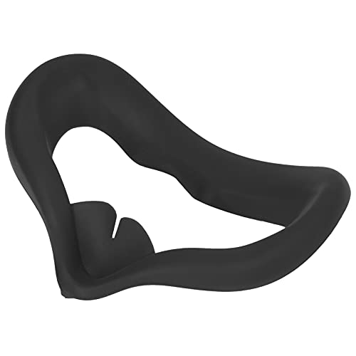 Face Pad Cushion, Practical Silicone VR Silicone Interfacial Cover VR for VR Gaming Headset(Black)