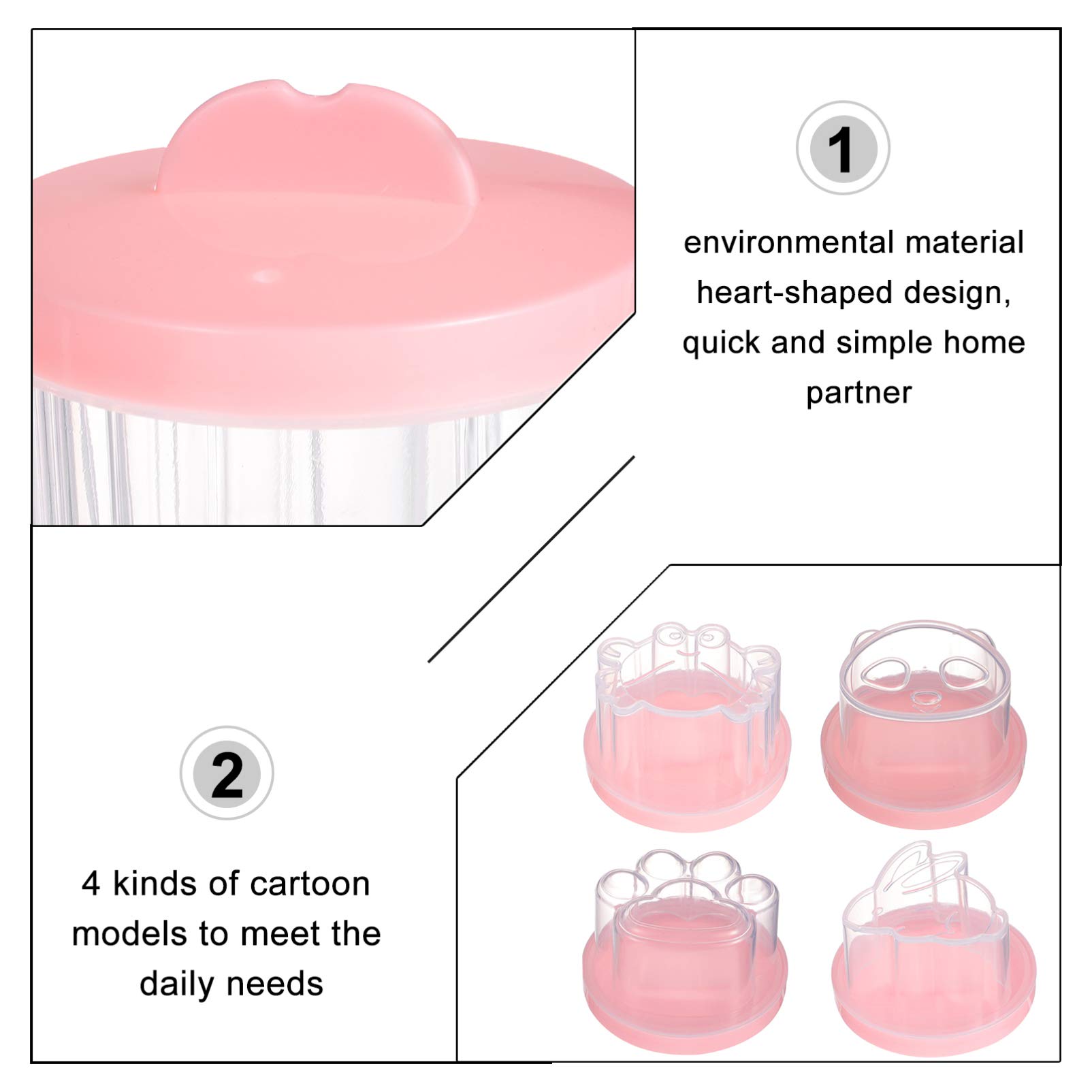 Hemoton 4pcs Egg Poacher Cups Egg Bites Mold Egg Steam Poacher Cooker Breakfast Cooking Utensil For Hard Boiled Poached Scrambled Eggs Kitchen Tools with Brush Pink