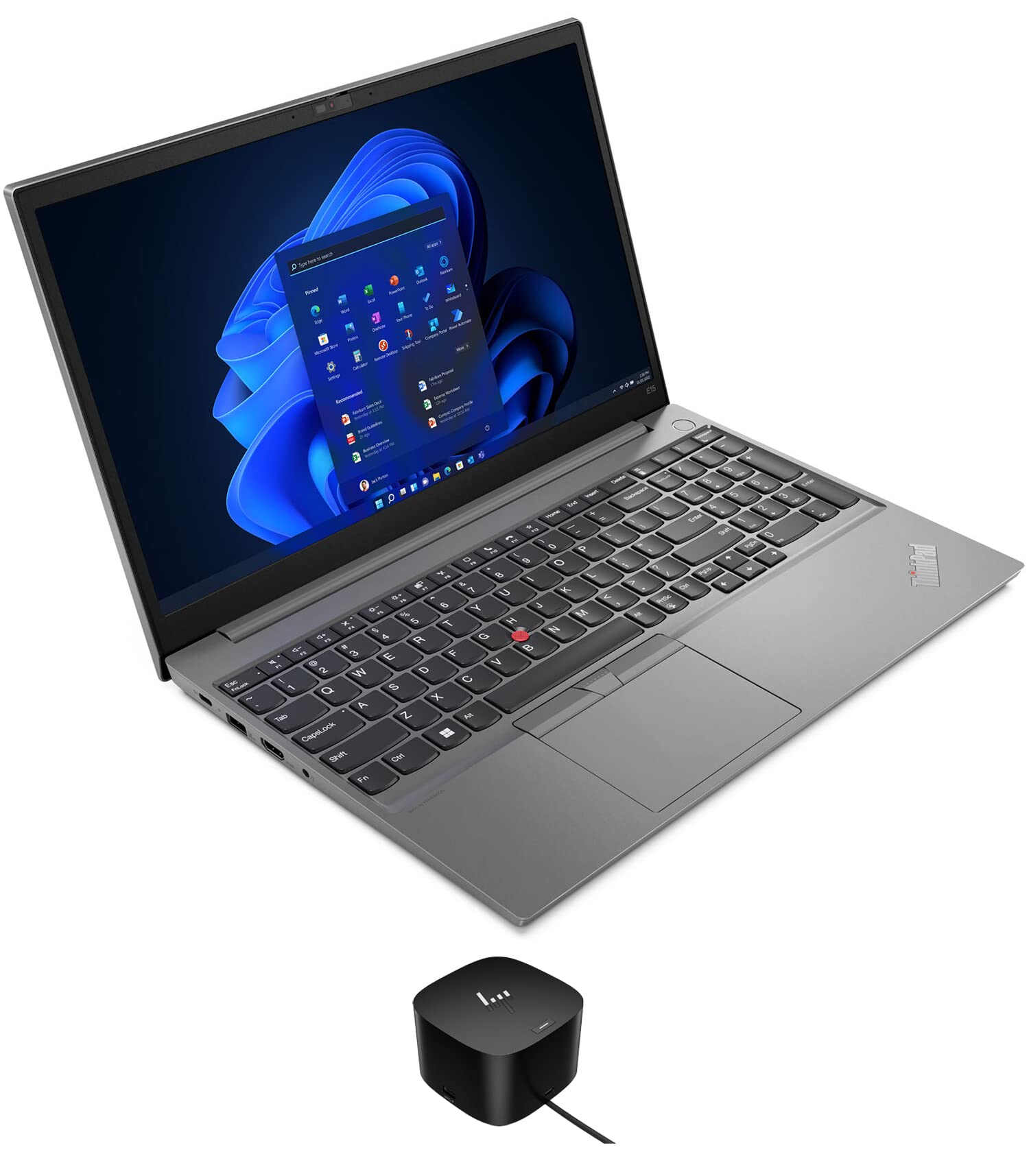 Lenovo ThinkPad E15 Gen 4 Home & Business Laptop (Intel i5-1235U 10-Core, 16GB RAM, 256GB PCIe SSD, Intel UHD, 15.6" 60Hz Full HD (1920x1080), WiFi, Bluetooth, Win 11 Pro) with 120W G4 Dock