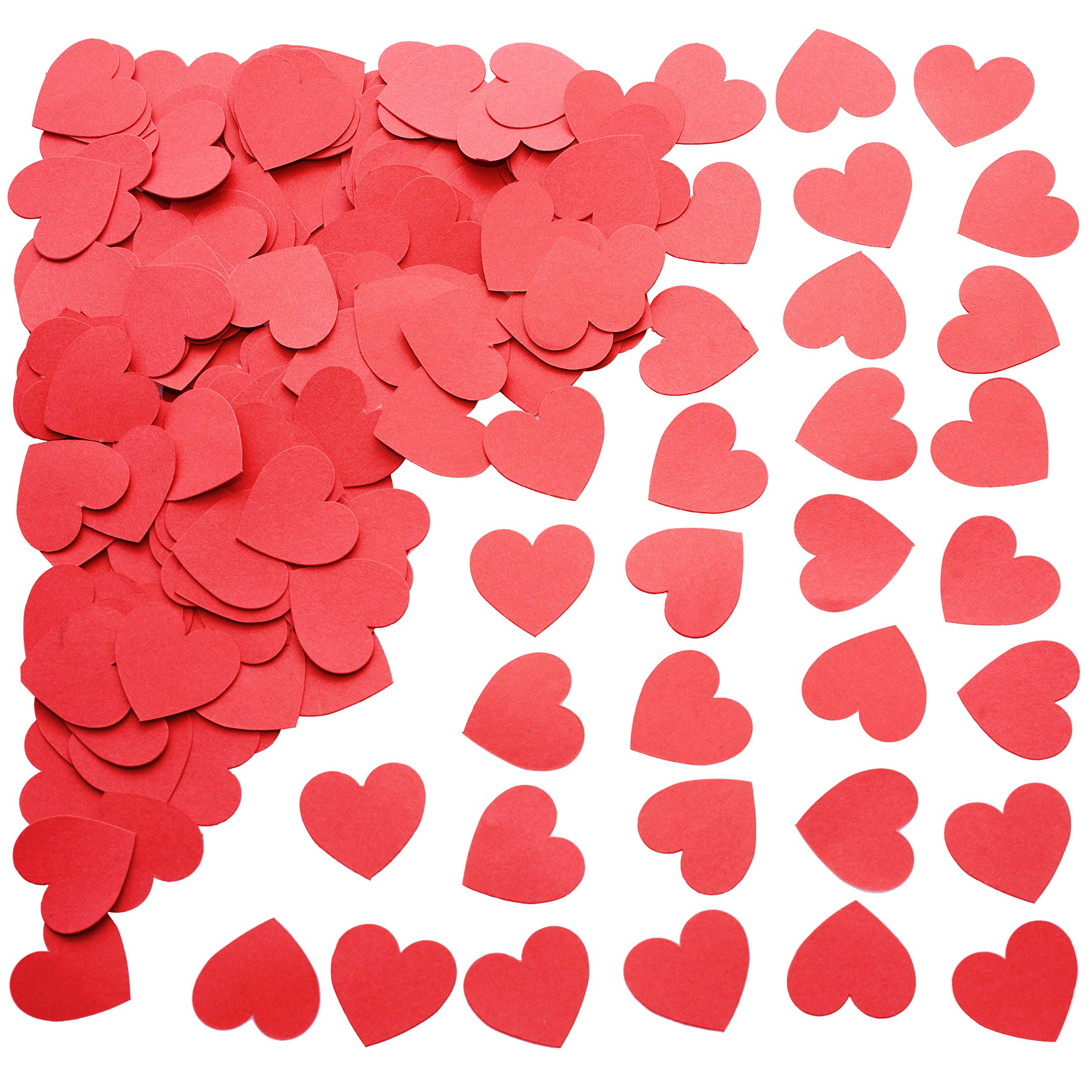 Red Heart Wedding Engagement Anniversary Party Table Confetti Bridal Shower Valentines Day Bachelorette Party Sequins Sprinkles Confetti Decorations, 200pc