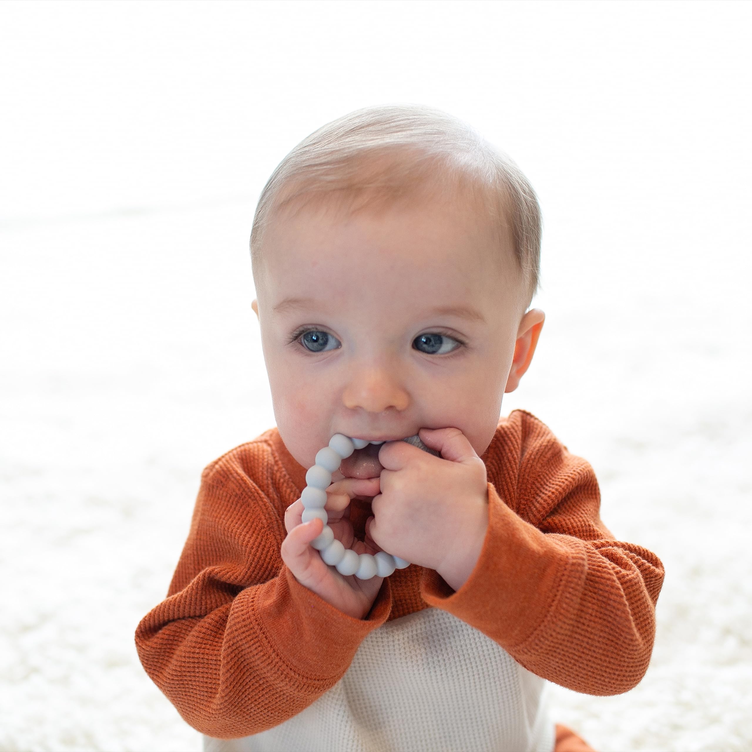 Dr. Brown's Flexees Ergonomic Teether, Blue