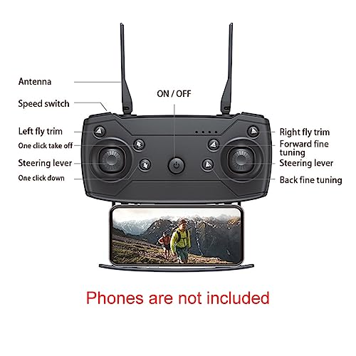PRIZOM Pro Drone 4K HD Camera Foldable Drone Height Fixed Remote Control Pro Wifi Drone Gift Toys One Camera 1 Battery