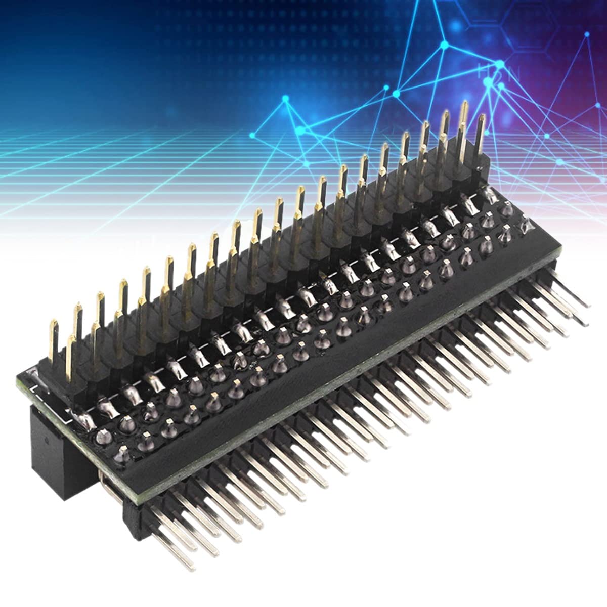 HICCYRODLY 40Pin GPIO Edge Expansion Board for 4B/3B+/3B/2B / One-to-Two 40Pin Side Pin Header Multiplexing