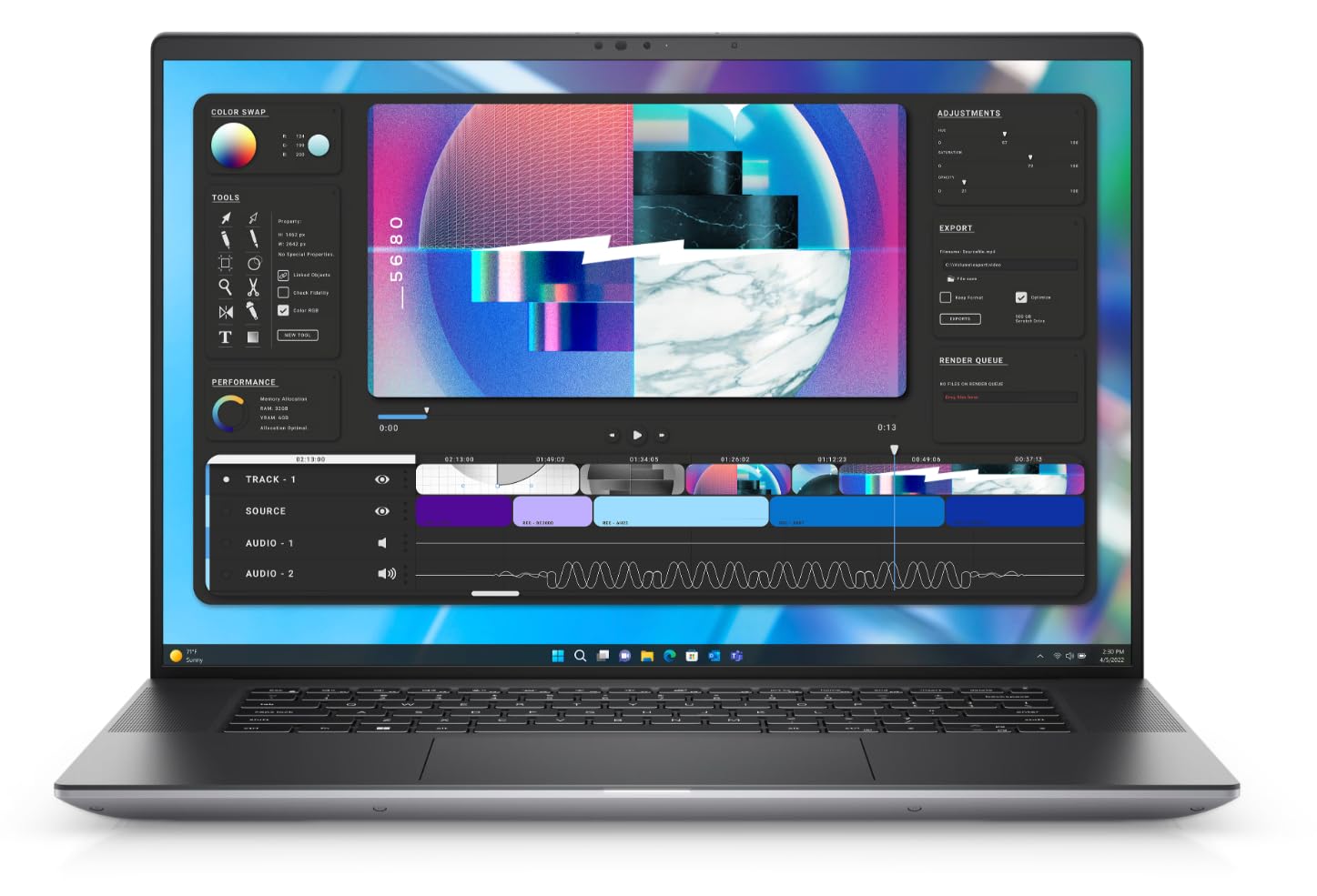 Dell Precision 7670 16" Mobile Workstation (Latest Model) Intel Core i7-12850HX(16-CORE) 32GB DDR5 2X1TB PCIe SSD Full HD (1920x1200) 500 Nit RTX A2000 8GB Win 11 PRO (Renewed)